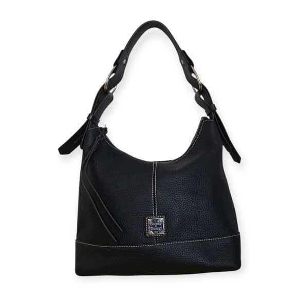Dooney & Bourke | Bags | Dooney Bourke Gracie Black Pebbled Leather ...